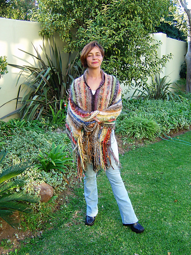 Ravelry: Rectangular Poncho pattern by Dana Biddle