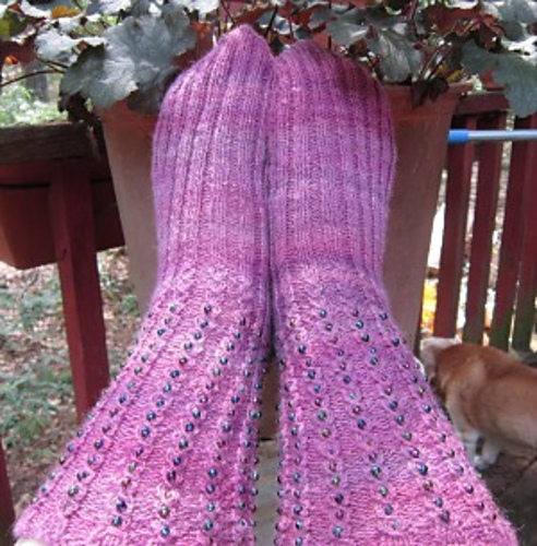 Ravelry: Phoenix Tears Socks pattern by Elizabeth Ravenwood