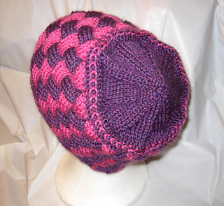 Ravelry: Entrelac Braided Hat pattern by Elizabeth Ravenwood