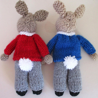 Ravelry: Back to School Bunnies pattern by Wendy Phillips