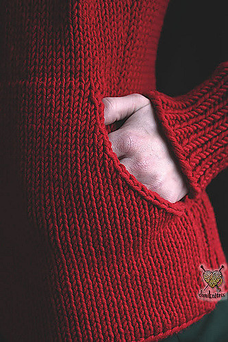 Ravelry: L'il Red Riding Hoodie pattern by Jennifer Stafford