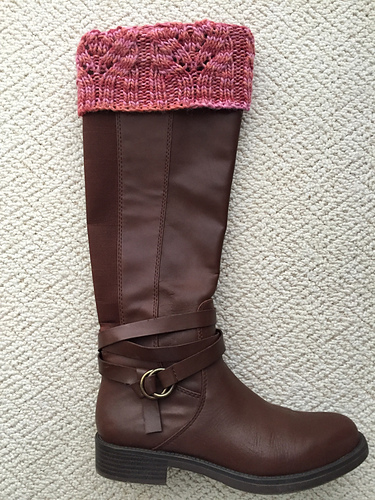 Ravelry: Heartflower Boot Toppers pattern by Donna Brooks