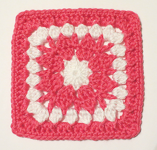 Ravelry: 6" Bubblegum Block pattern by Donna Kay Lacey