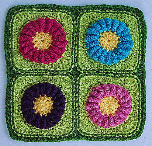 Ravelry: Bullion Window Block pattern by Donna Kay Lacey