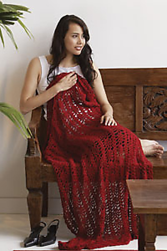 Ravelry: Sweet Lorraine Lace Throw pattern by Doris Chan