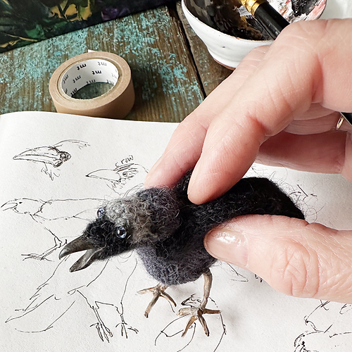 Ravelry: Little Crow pattern by Claire Garland