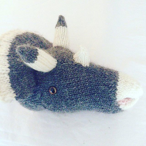Ravelry: Triceratops Trophy pattern by Claire Garland