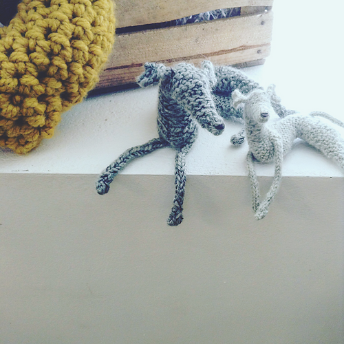 Ravelry: Knitted dog Lurcher pattern by Claire Garland