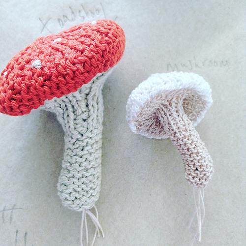 Ravelry: Mushroom and Toadstool pattern by Claire Garland