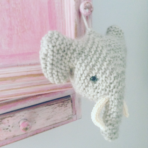 Ravelry: elephant friendly trophy pattern by Claire Garland