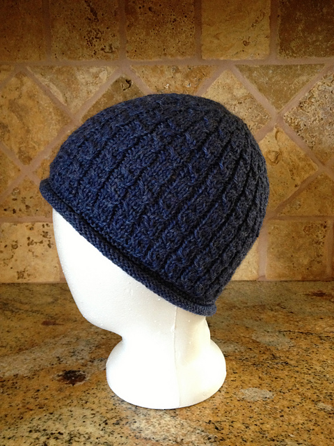 Ravelry: Jules Mock Cable Hat pattern by DoubleDiamondKnits