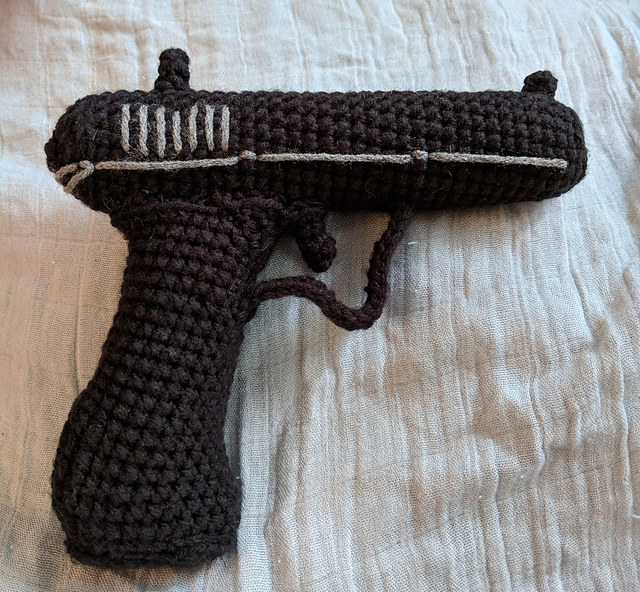 Ravelry: Glock Gun pattern by Ruth Norbury