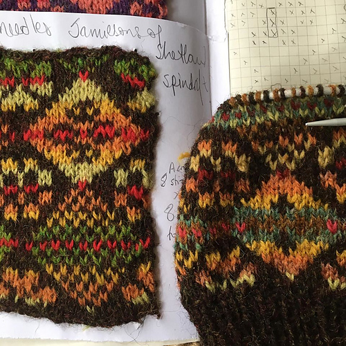 Ravelry: Shetland Wall Flowers pattern by Tracey Doxey