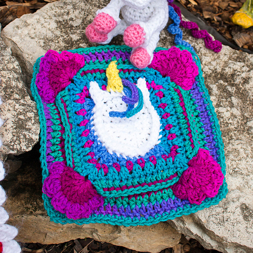 Ravelry: Unicorn Party Square pattern by Shawn Torres