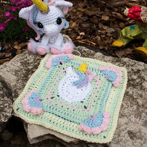 Ravelry: Unicorn Party Square pattern by Shawn Torres
