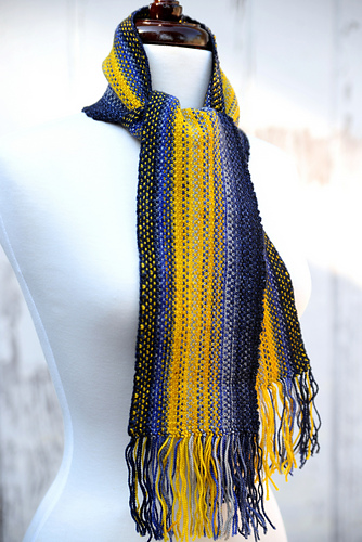 Ravelry: Starry Night Gradient Scarf pattern by Andrea Medici