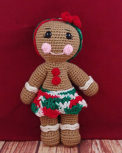 Ravelry: Gingerbread Girl pattern by Neogurumi