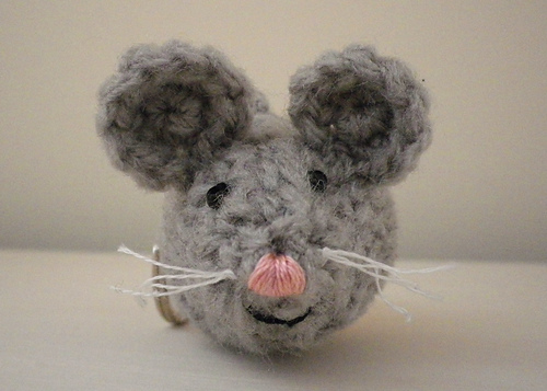 Ravelry: Nesta the Mouse key chain pattern by Christina Eady