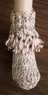 Ravelry: Wild West Puffin Slipper Socks (Adult) pattern by Laura Andersson