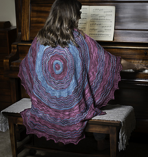 Ravelry: Peacock Pi Shawl pattern by Donna Druchunas