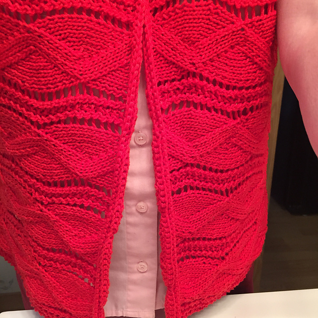 Ravelry: dteresasimmons' Cardigan - Vogue Knitting 2008 - Sideways Cardigan