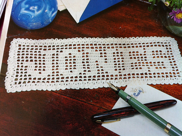 Ravelry: dteresasimmons' Filet Crochet - Friends's Name