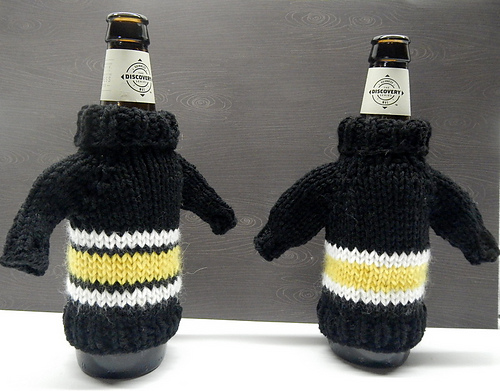 Ravelry: Beer Sweater Cozy pattern by Rebecca Shepler