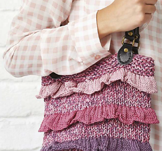Ravelry: Ruffle-tastic Frilly Bag pattern by Caroline Birkett
