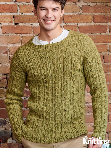 Ravelry: Men's Cable Jumper pattern by Helen Metcalfe