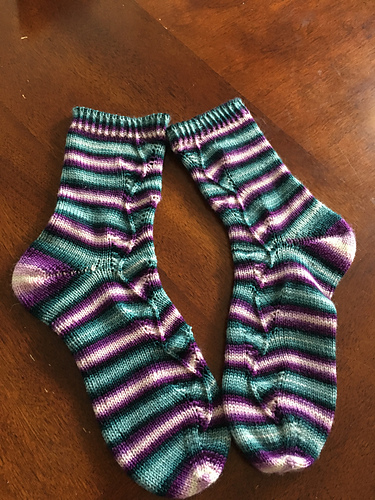 Ravelry: Funky Town Socks pattern by Louise Robert