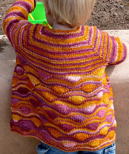 Ravelry: Lizard Ridge Child Cardigan pattern by Liz Ungar