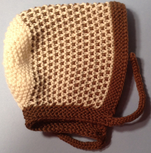 Ravelry: Cozy Baby Coif/Prairie Bonnet pattern by Impertiknits