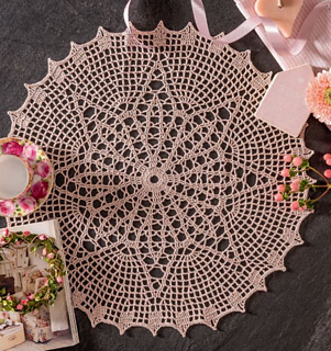 Ravelry: Rundes Deckchen in Beige pattern by K. Eul