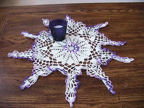 Ravelry: Octopus Ruffled Doily pattern by American Thread Company