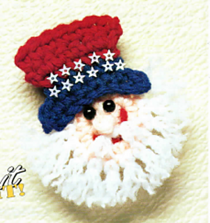 Ravelry: Uncle Sam Magnet pattern by Beverly Mewhorter