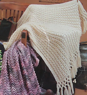 Ravelry: Mock Fisherman Afghan pattern by American School of Needlework