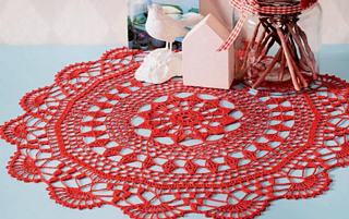 Ravelry: Deckchen mit Bogenrand pattern by E. Lehner