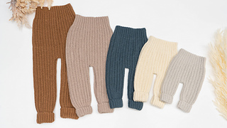 Ravelry: Cute Cuffed Newborn & Baby Pants pattern by Briana K Designs