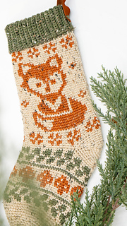 Ravelry: Woodland Fox Stocking pattern by Briana K Designs