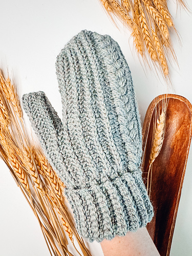 Ravelry: Autumn Wheat Mittens pattern by Briana K Designs