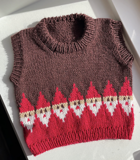 Ravelry: Easy Santa Slipover Baby pattern by Easy as knit