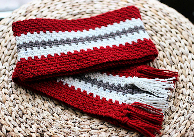 Ravelry: Vertical Stripe Scarf pattern by Allen Williams