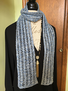 Ravelry: eccline's One Row Lace Scarf