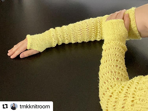 Ravelry: JABARA Arm Cover pattern by Etsuko Yamaguchi