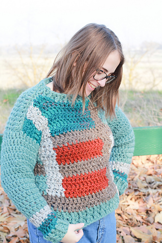 Ravelry: Tartan Plaid Sweater pattern by E'Claire Makery