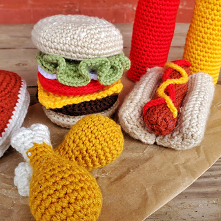 Ravelry: Backyard BBQ Crochet Cookout pattern by Jessica Ryan