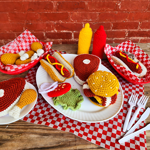 Ravelry: Backyard BBQ Crochet Cookout pattern by Jessica Ryan