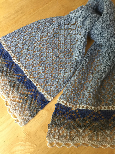 Ravelry: Icelandic Long Shawl pattern by Evelyn A. Clark