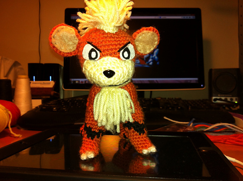 Ravelry: Growlithe Pokemon pattern by Edward Yong