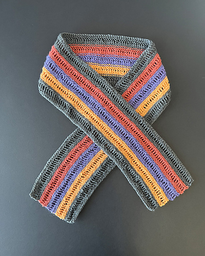 Ravelry: Drop Stitch Stripes Scarf pattern by Edie Eckman